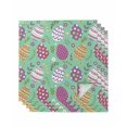 Eggs Easter Cloth Napkins Set of 4 Reusable Dinner Napkins, Elegant ...