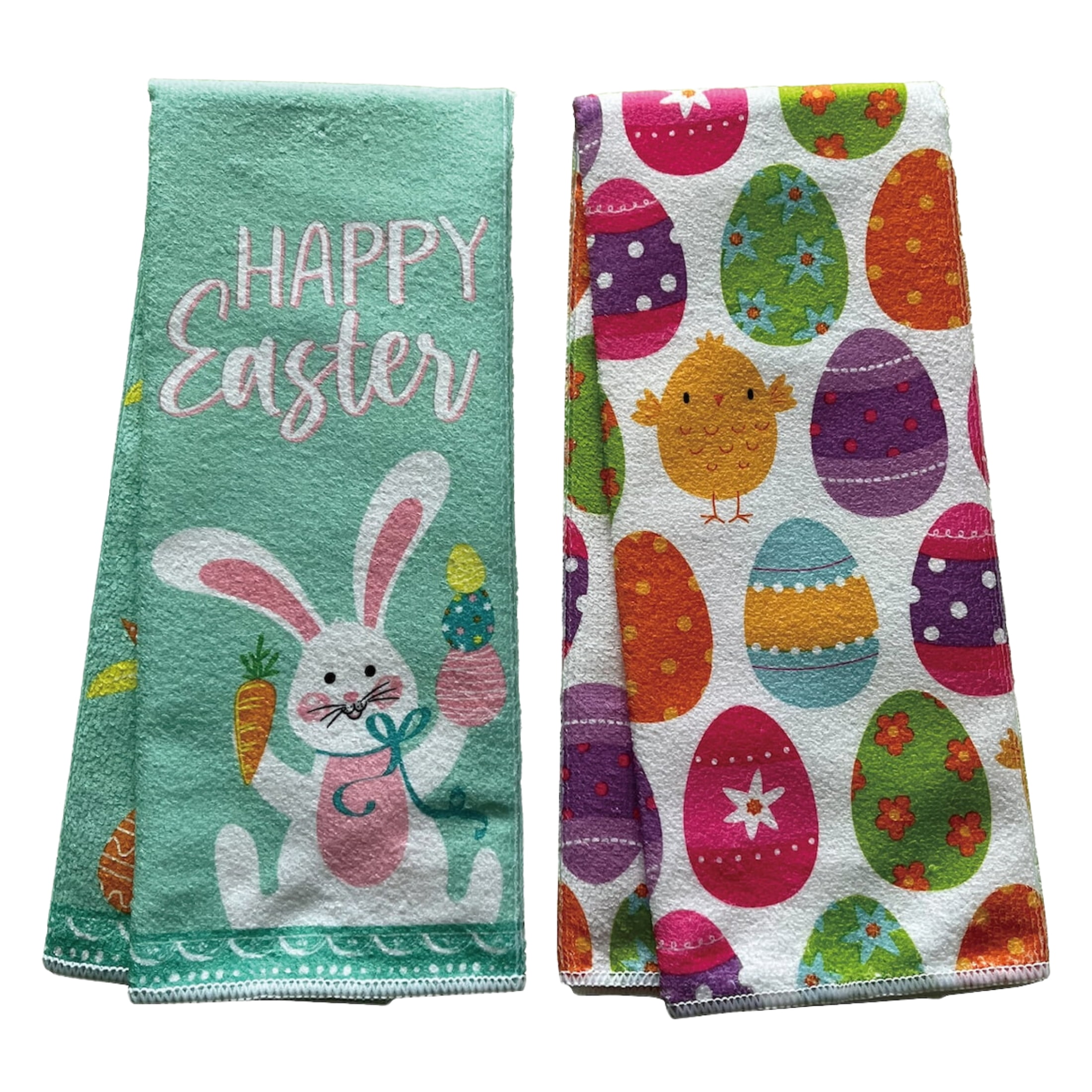 Eggs and Happy Easter Kitchen Towels 25 x 15 Inch for Seasonal Spring ...