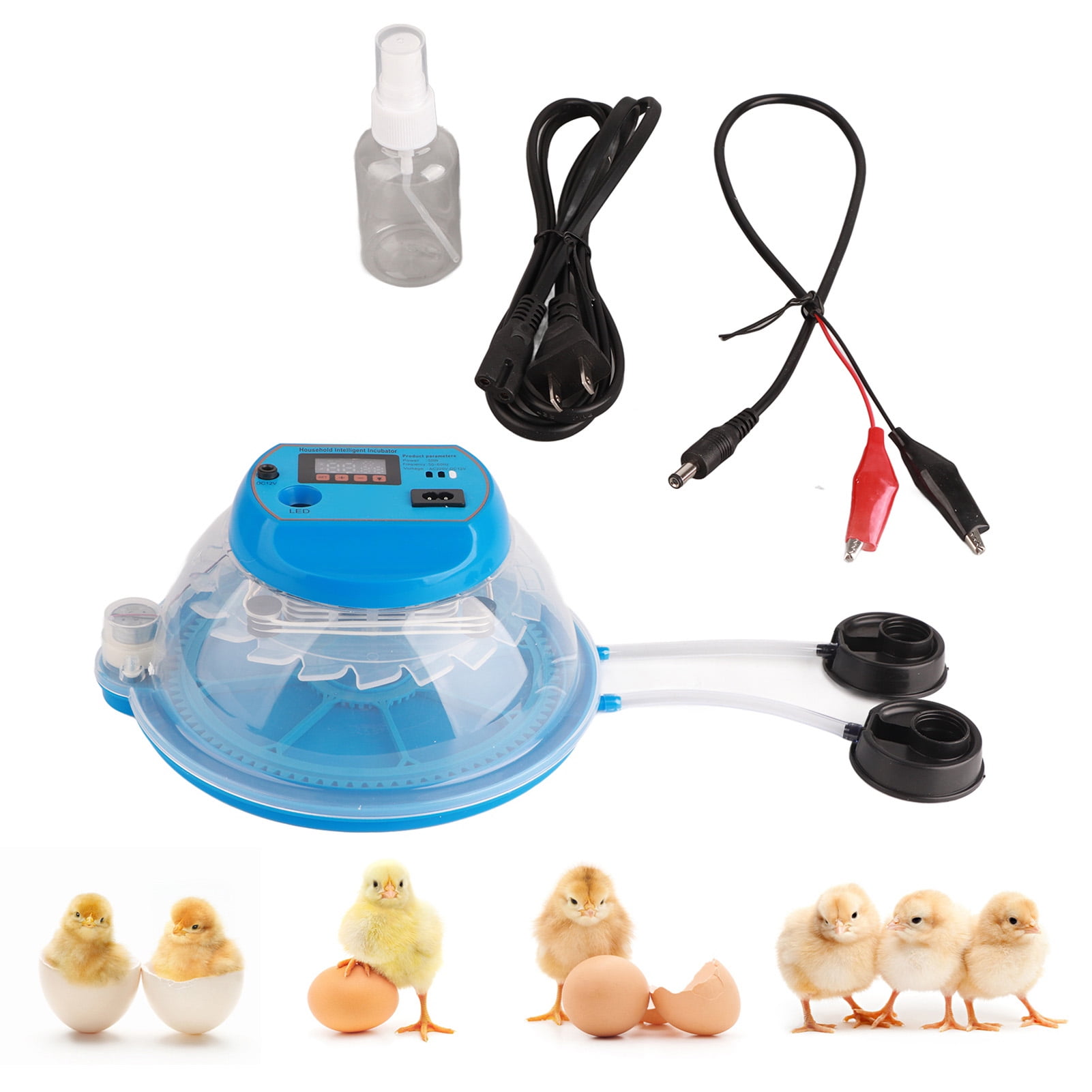 Eggs Incubators for Hatching Eggs Fahrenheit with Automatic Turner ...