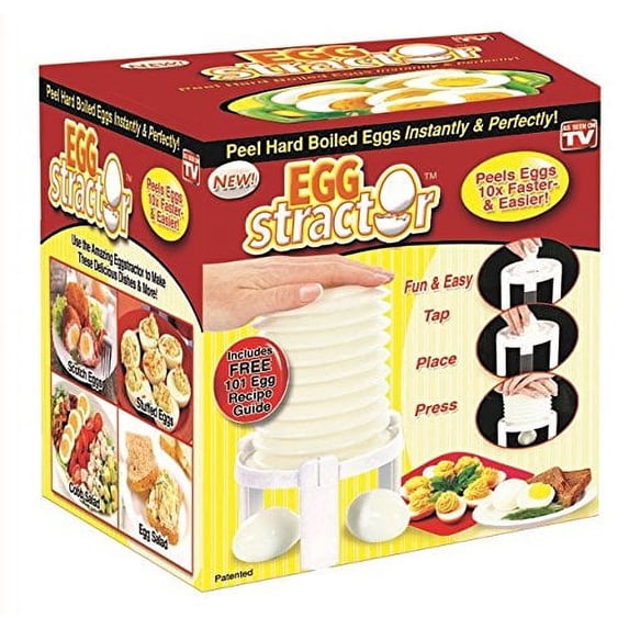 Eggstractor Egg Peeler, White - Walmart.com