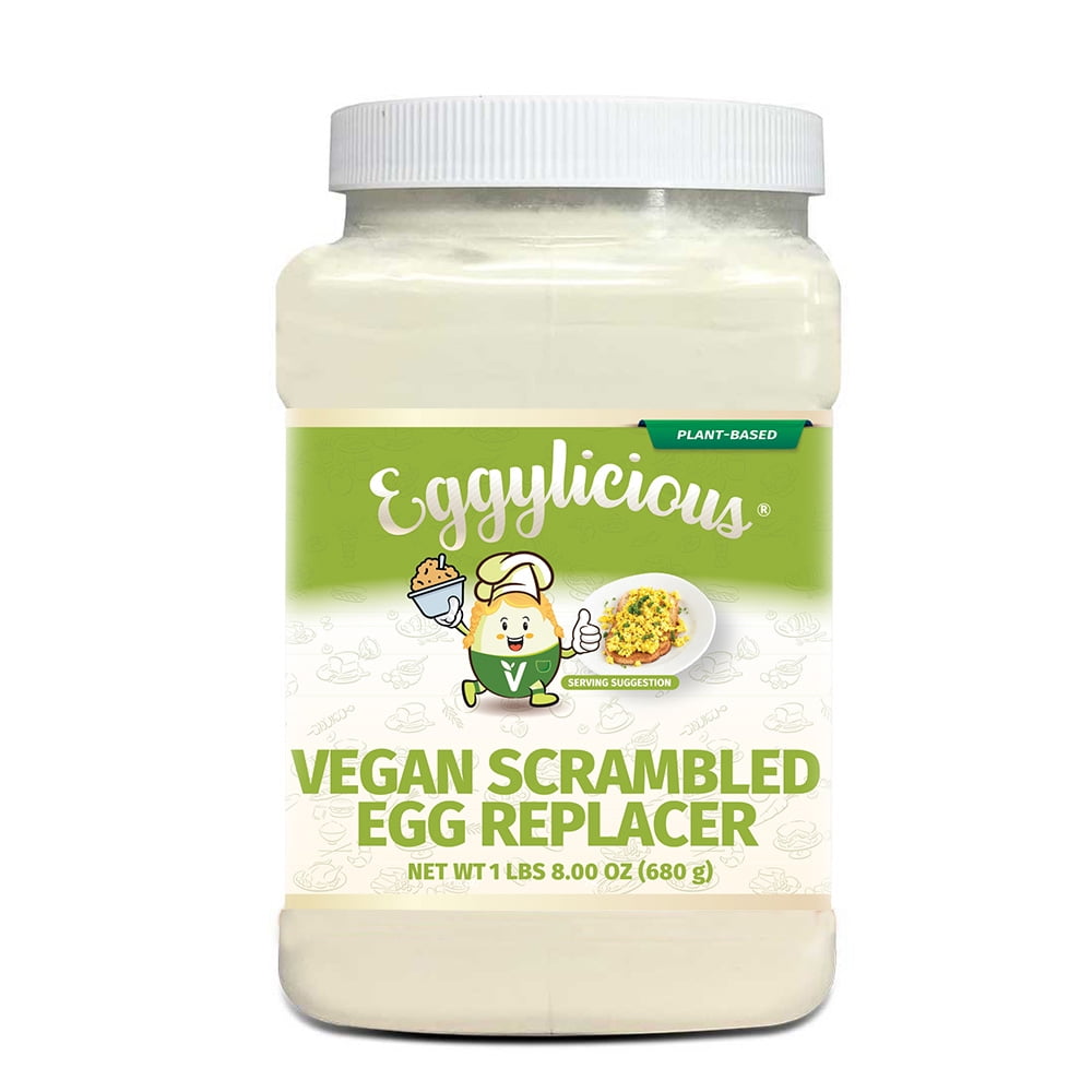 Eggylicious- PACK of 4 - Vegan Scrambled Egg Replacer 1 lbs 8 oz (680 ...