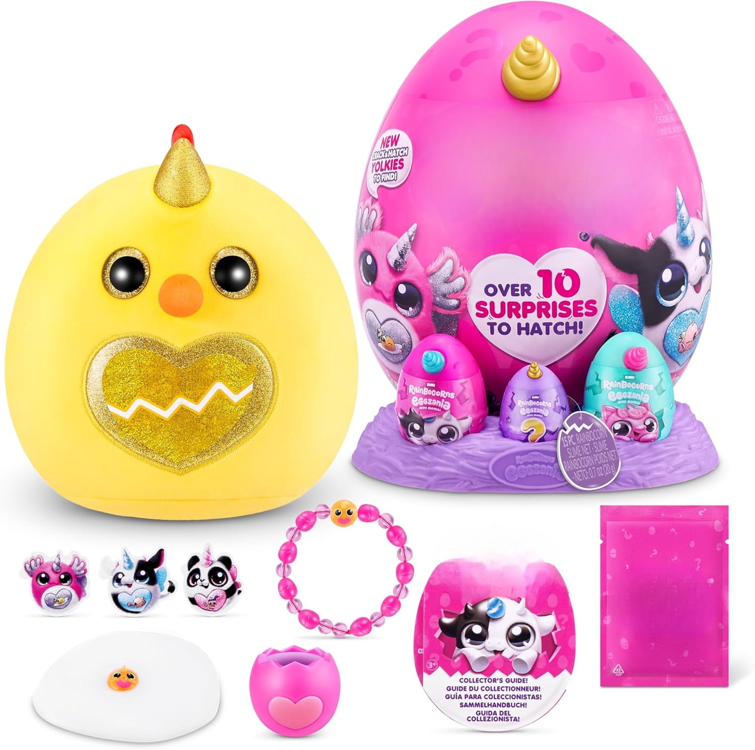 Eggzania Mini Mania Panda Plush Surprise Unboxing with Animal Soft Toy ...