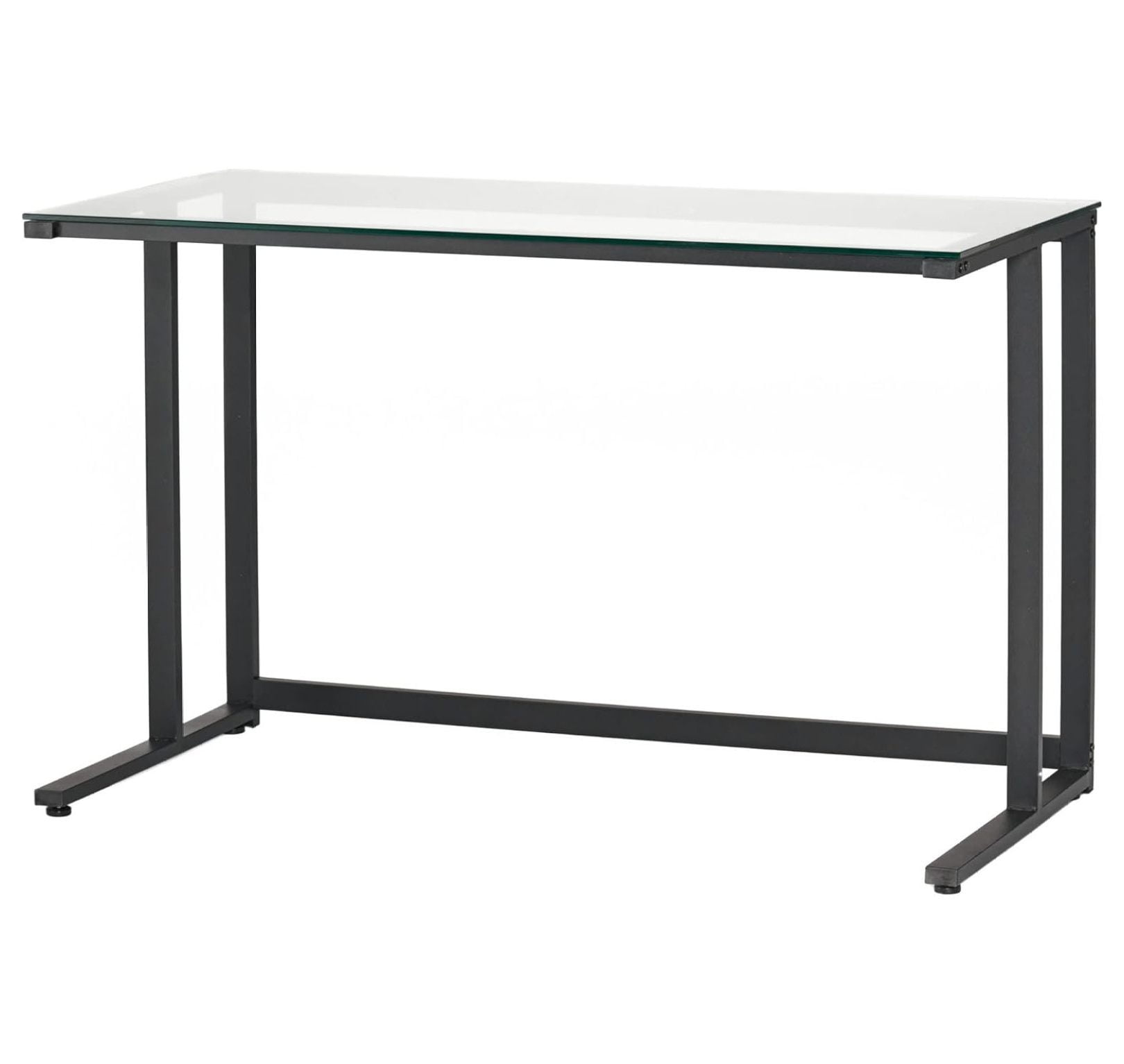 Eghan Tempered Glass Computer Desk, Black - Walmart.com
