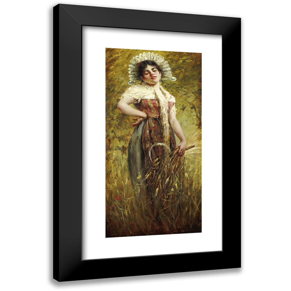 Egisto Lancerotto 9x14 Black Modern Framed Museum Art Print Titled ...