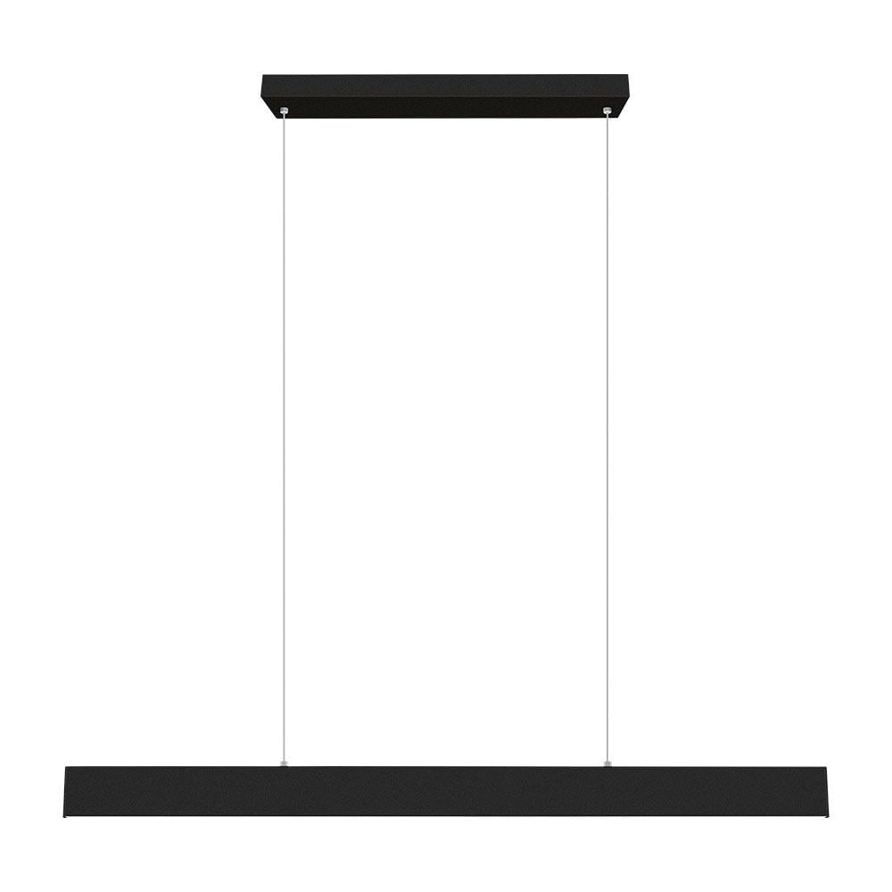 Eglo Lighting - Modern Climene 46.5 Inch 33W 1 Led Pendant, Matte Black ...