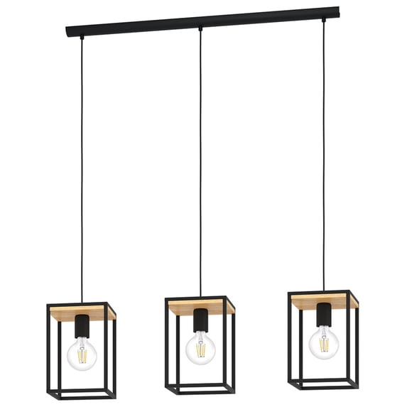 Eglo Lighting - Libertad - 3 Light Linear Pendant-10.25 Inches Tall and ...