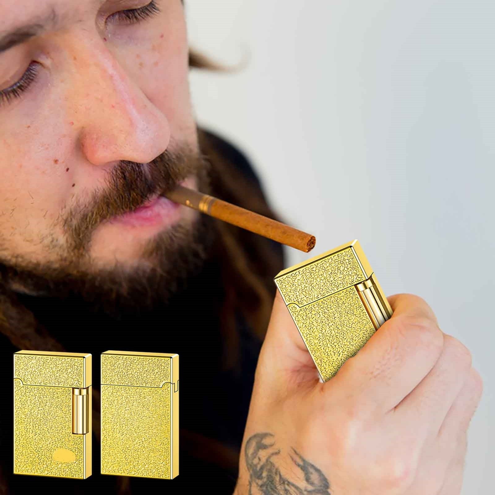 Egmy Double Sided Relief Crack Classic Langsheng Inflatable Lighter ...