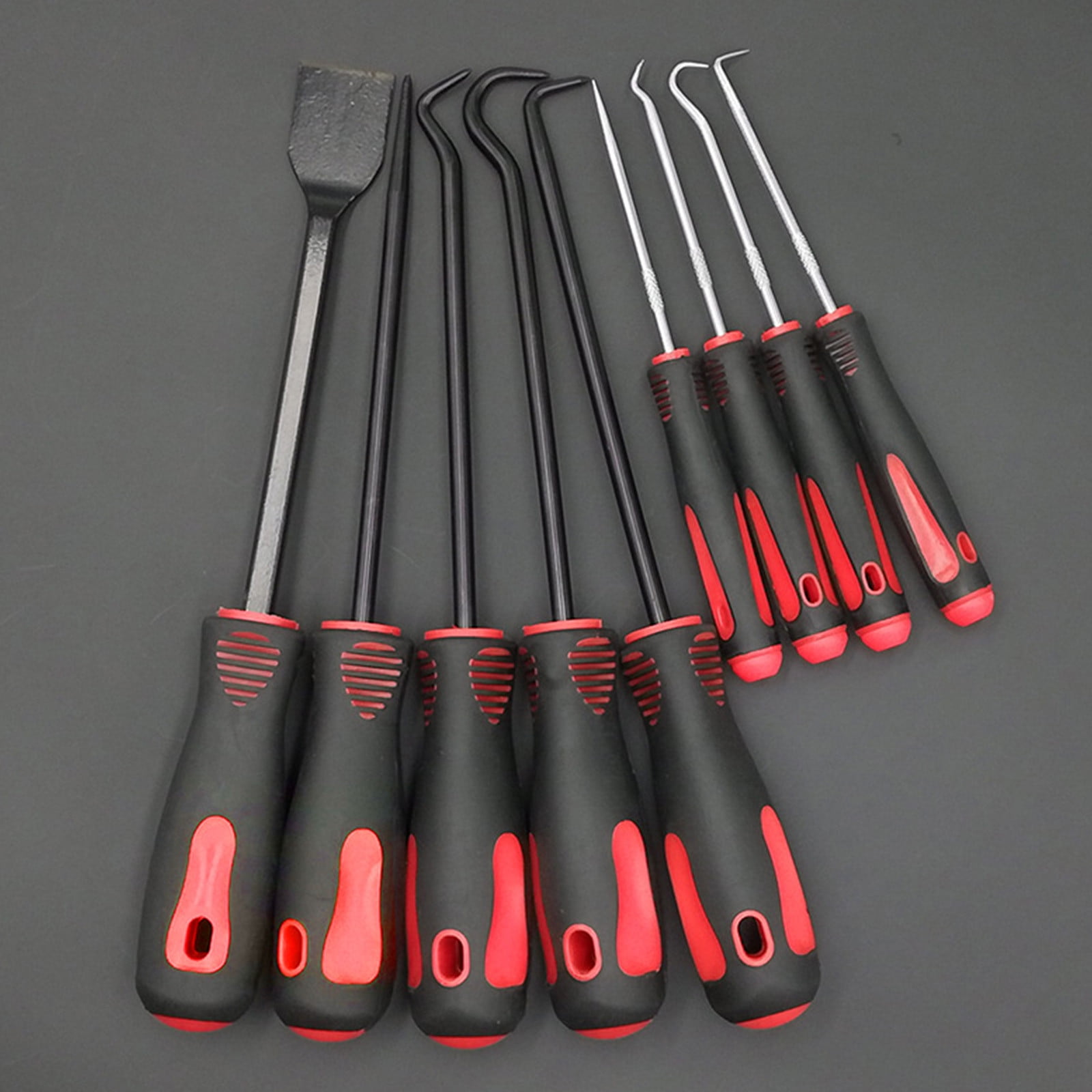 Egmy1 9 Pcs Set Scraper & Hook Set, Automotive Picks Hooks Scraper Tool ...
