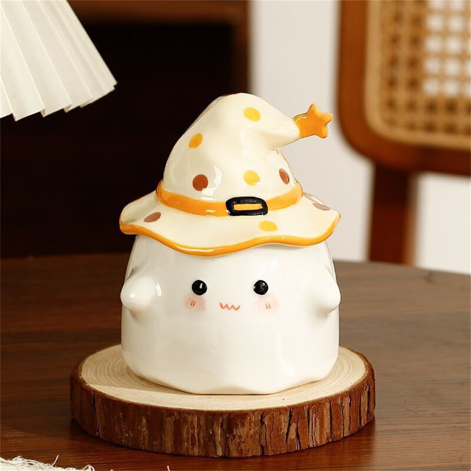 Egmy1 Funny Party Ceramic Mug With Lid Personality Office Water Cup ...