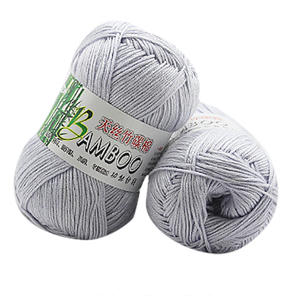 [Egmy1] Warm Soft Natural Knitting Crochet Knitwear Wool Yarn 50g ...