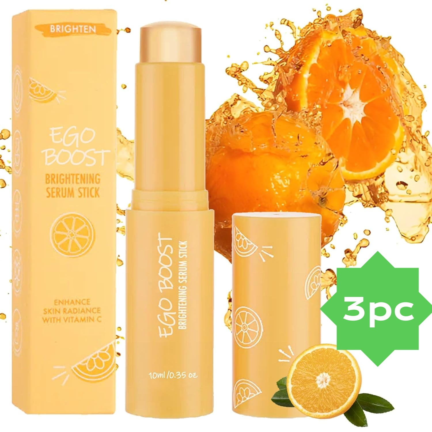 Ego Boost Brightening Serum Stick, Fourth Ray Beauty Serum Stick, Professional Vitamina C, Evens ...