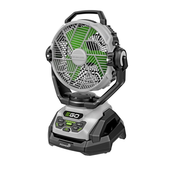 EGO, Oscillating Misting Fan, 10 Inch, Cordless Outdoor Cooling ...