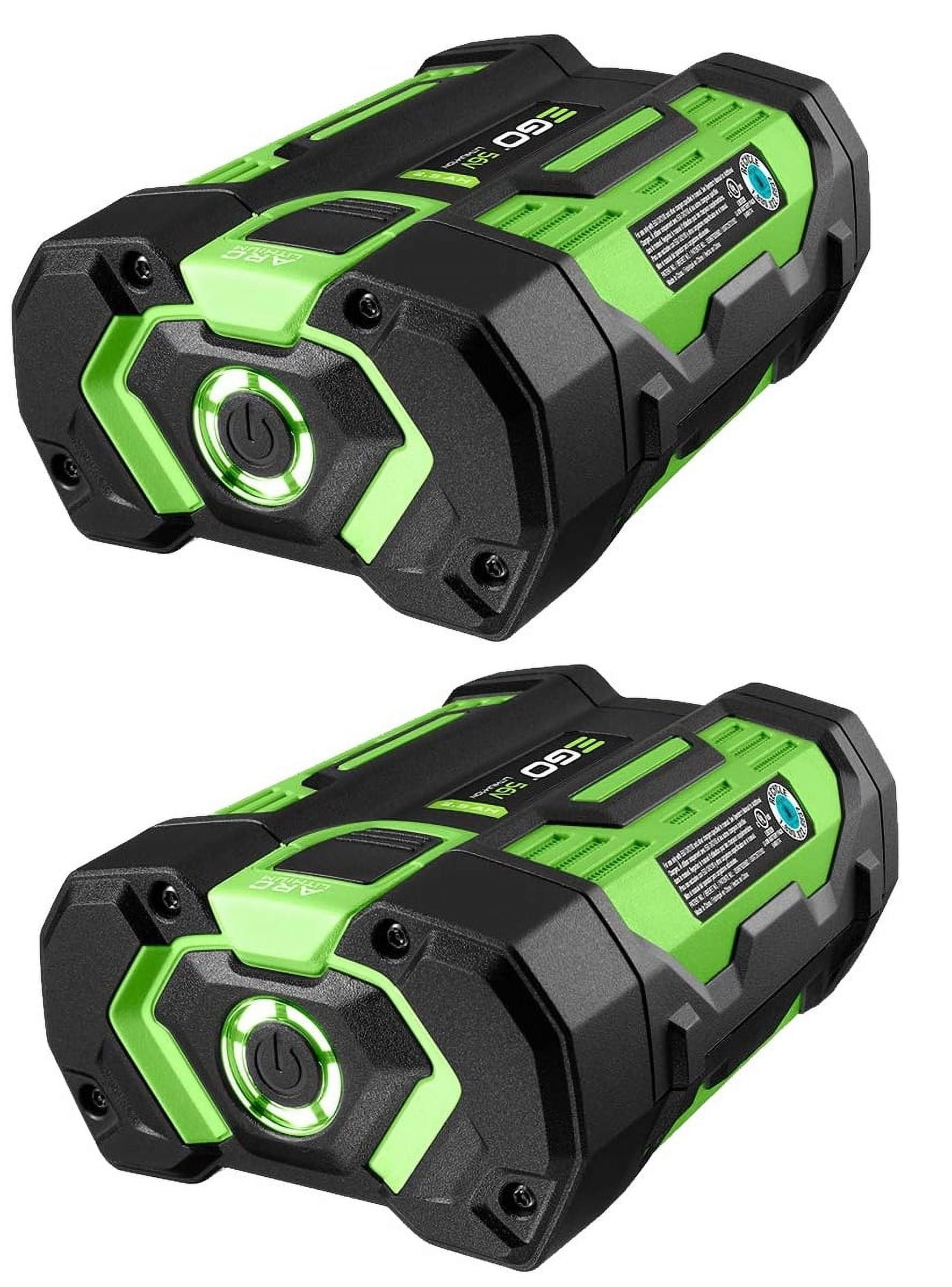 Ego Power+ 2.5 Amp Hour lithium-ion Battery with Fuel Gauge (2-Pack ...