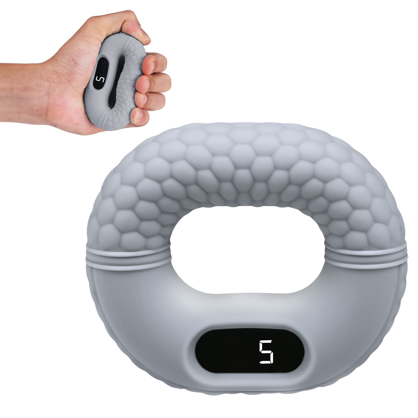Egoelife 30lb Grip Strength Trainer with LED Counter Display Hand Grip ...