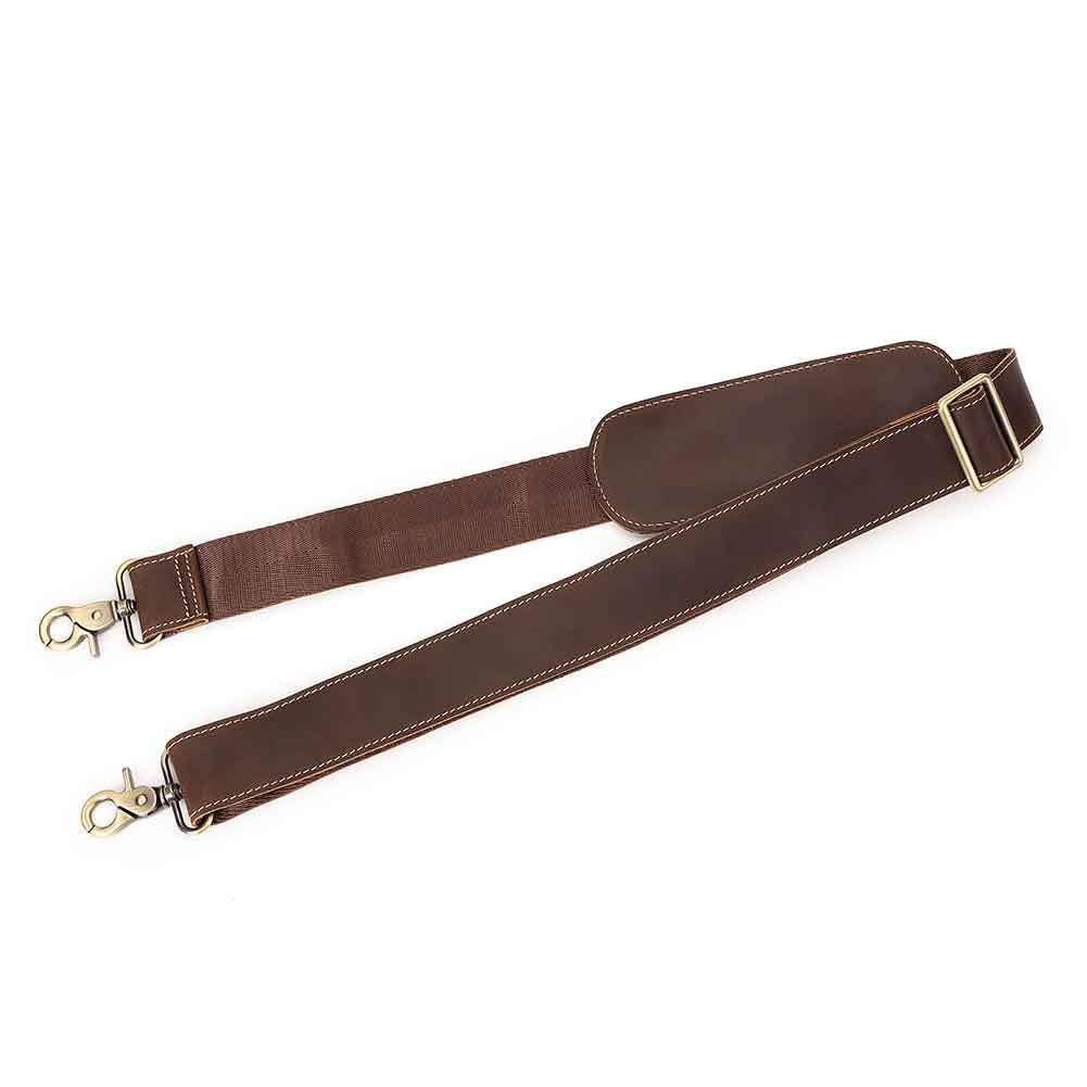 Egoelife Leather Straps for Bags With Genuine Adjustable Padded ...