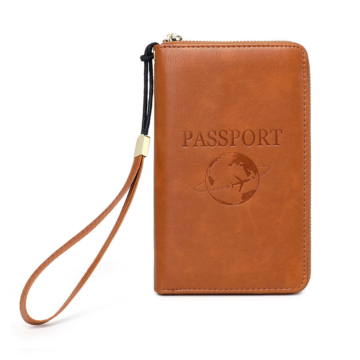Egoelife RFID Passport Wallet with RFID Blocking Travel Document Holder ...