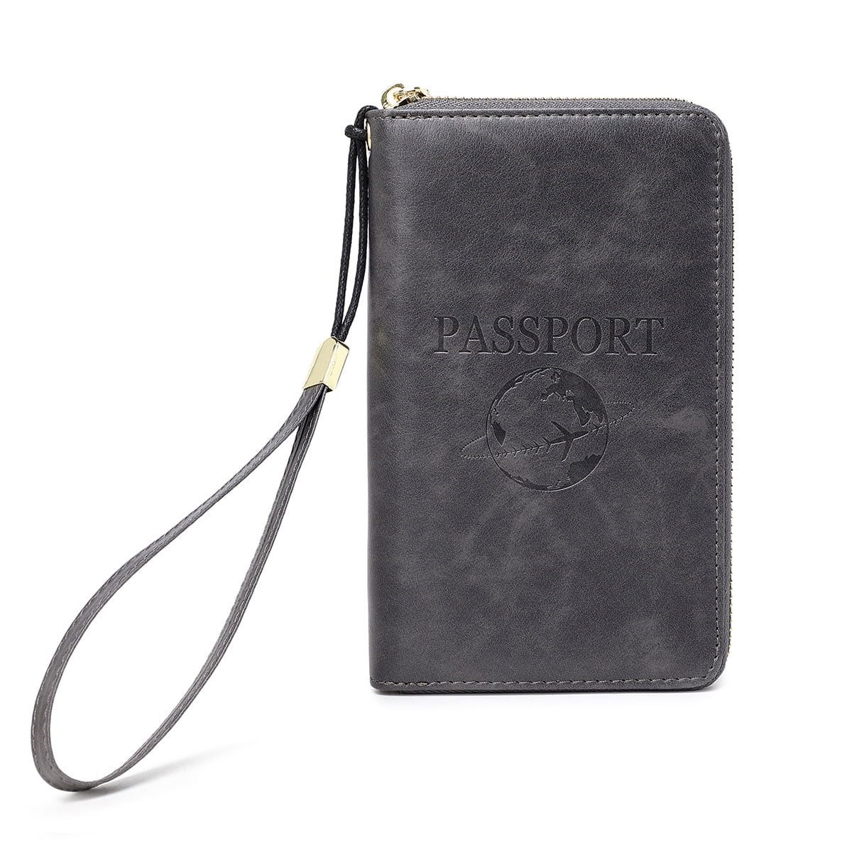 Egoelife RFID Passport Wallet with RFID Blocking Travel Document Holder ...
