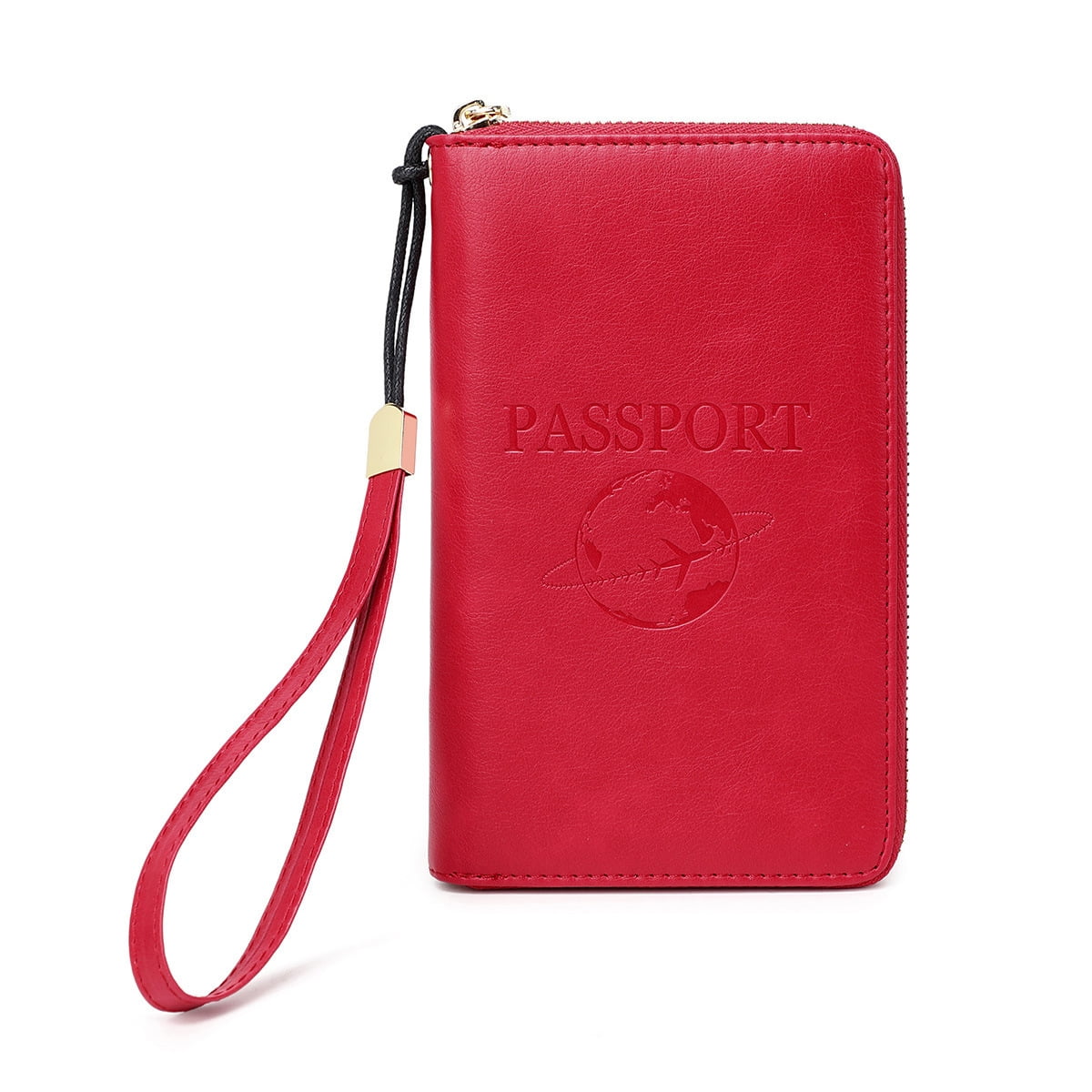 Egoelife RFID Passport Wallet with RFID Blocking Travel Document Holder ...