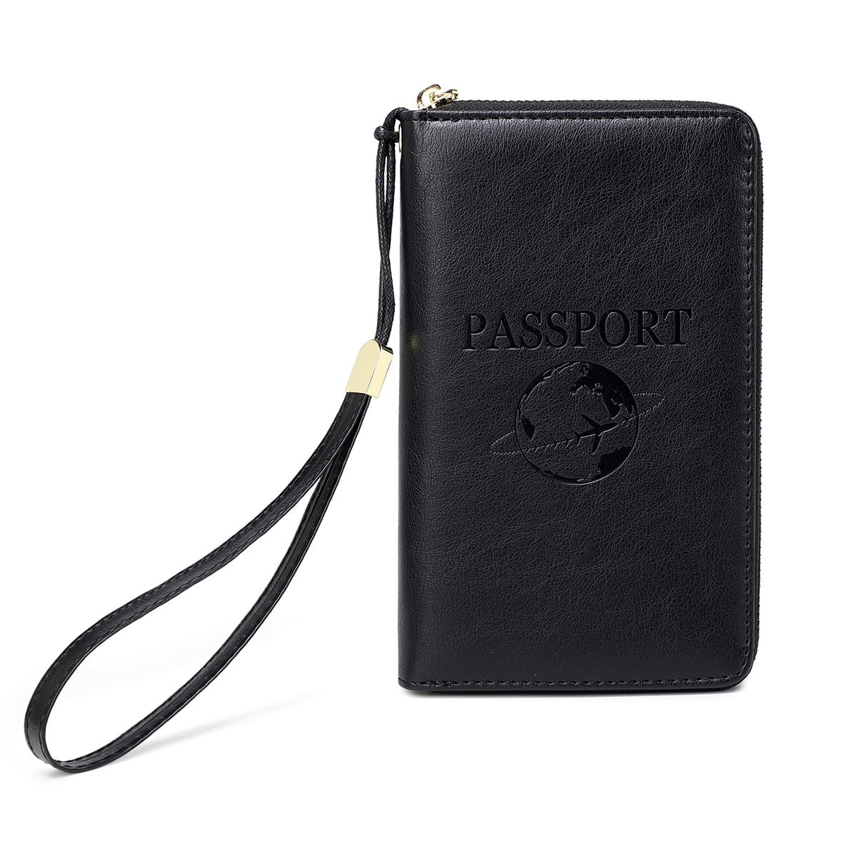 Egoelife RFID Passport Wallet with RFID Blocking Travel Document Holder ...