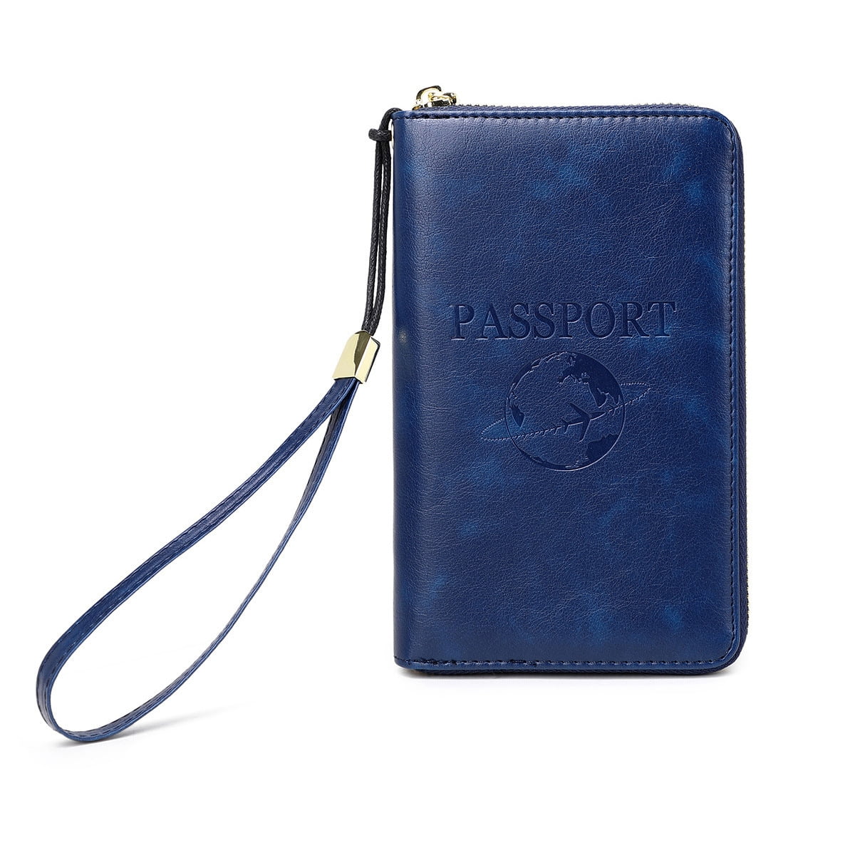 Egoelife RFID Passport Wallet with RFID Blocking Travel Document Holder ...