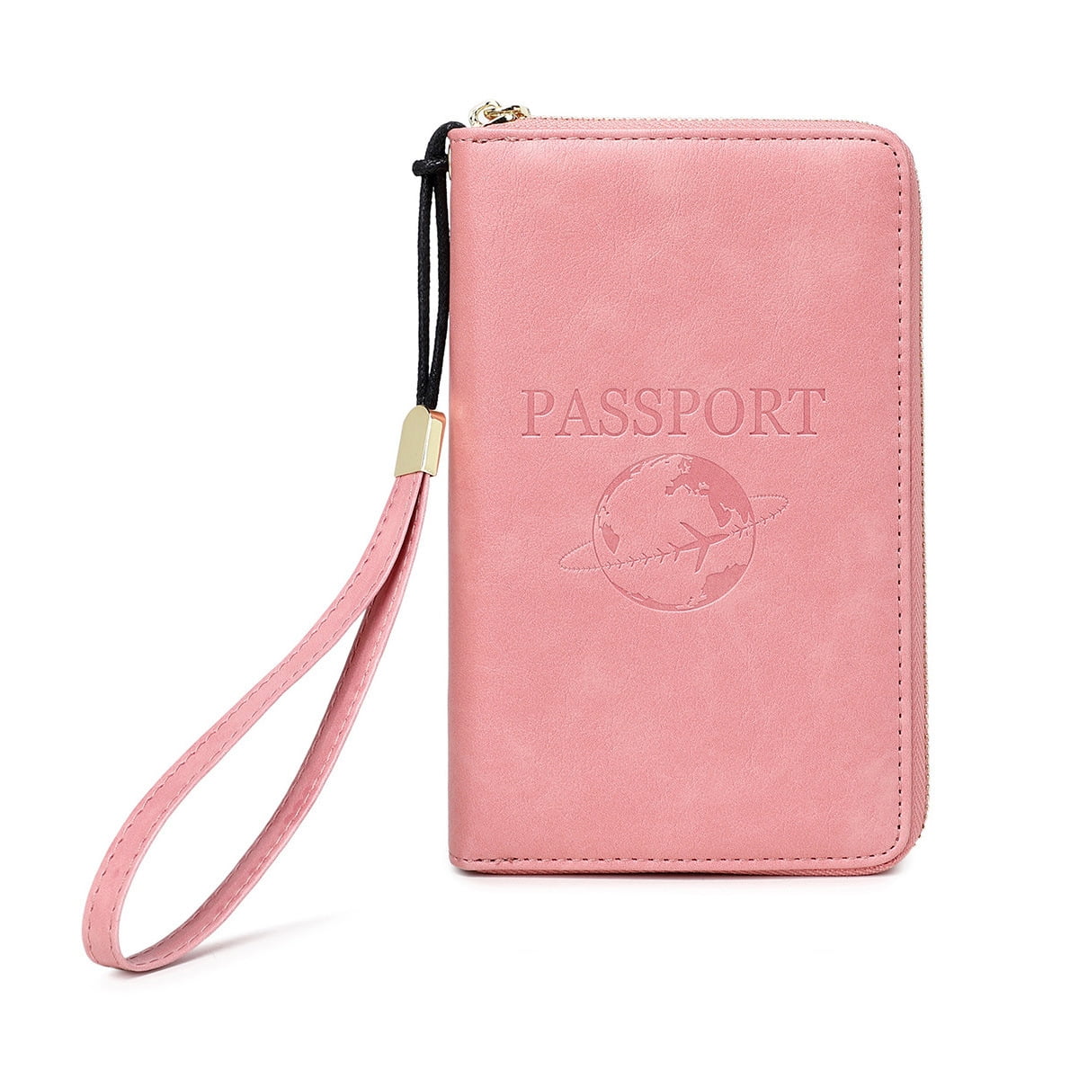 Egoelife RFID Passport Wallet with RFID Blocking Travel Document Holder ...