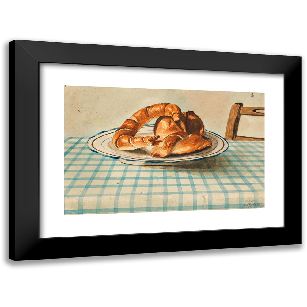 Egon Schiele 24x17 Black Modern Framed Museum Art Print Titled - Still ...