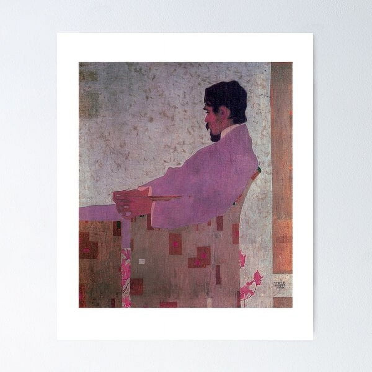 Egon Schiele Portrait Of The Painter Anton Peschka 1909 Poster Wall Art ...