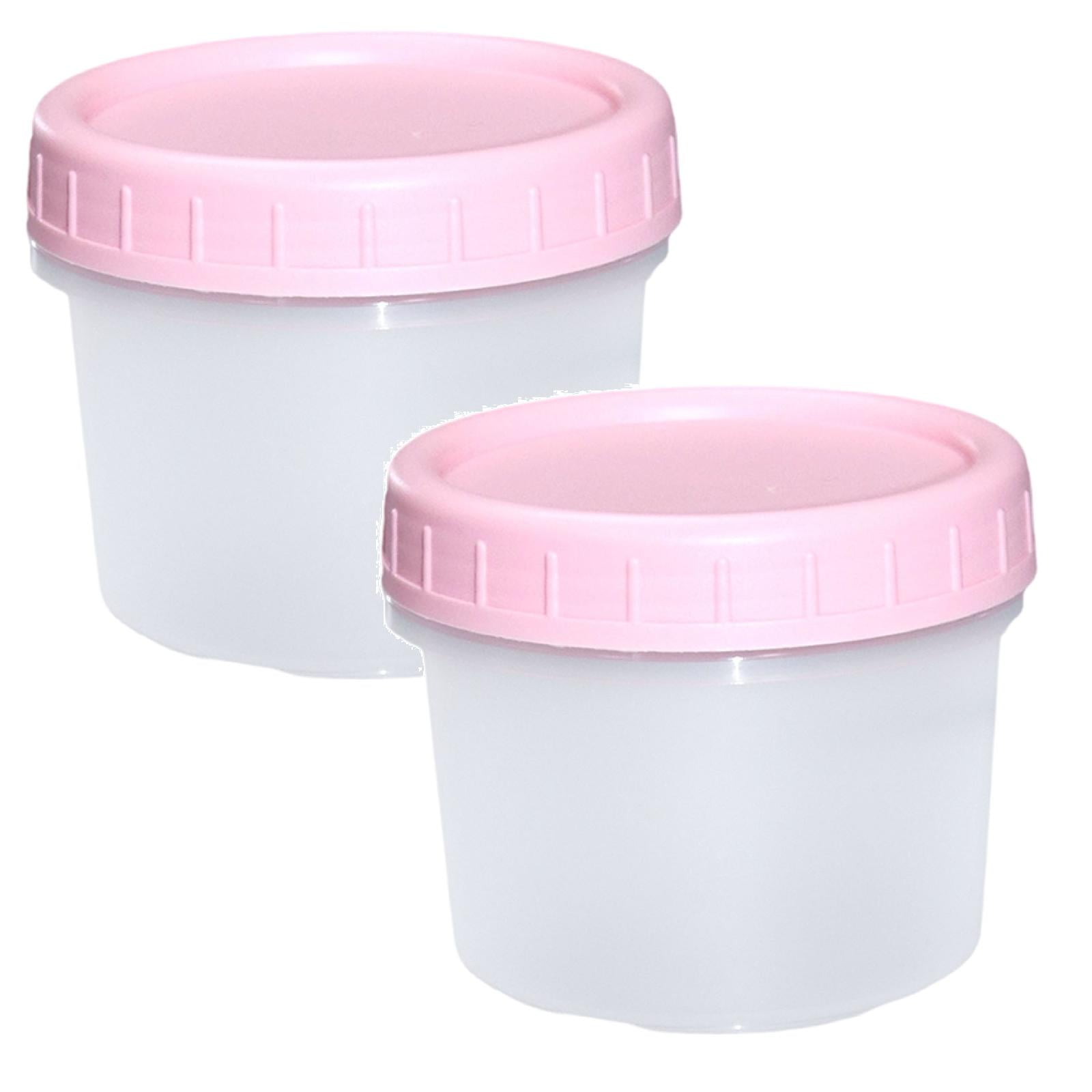 Egooesam 2 Pack Plastic Containers with Lids, Food Storage Containers ...