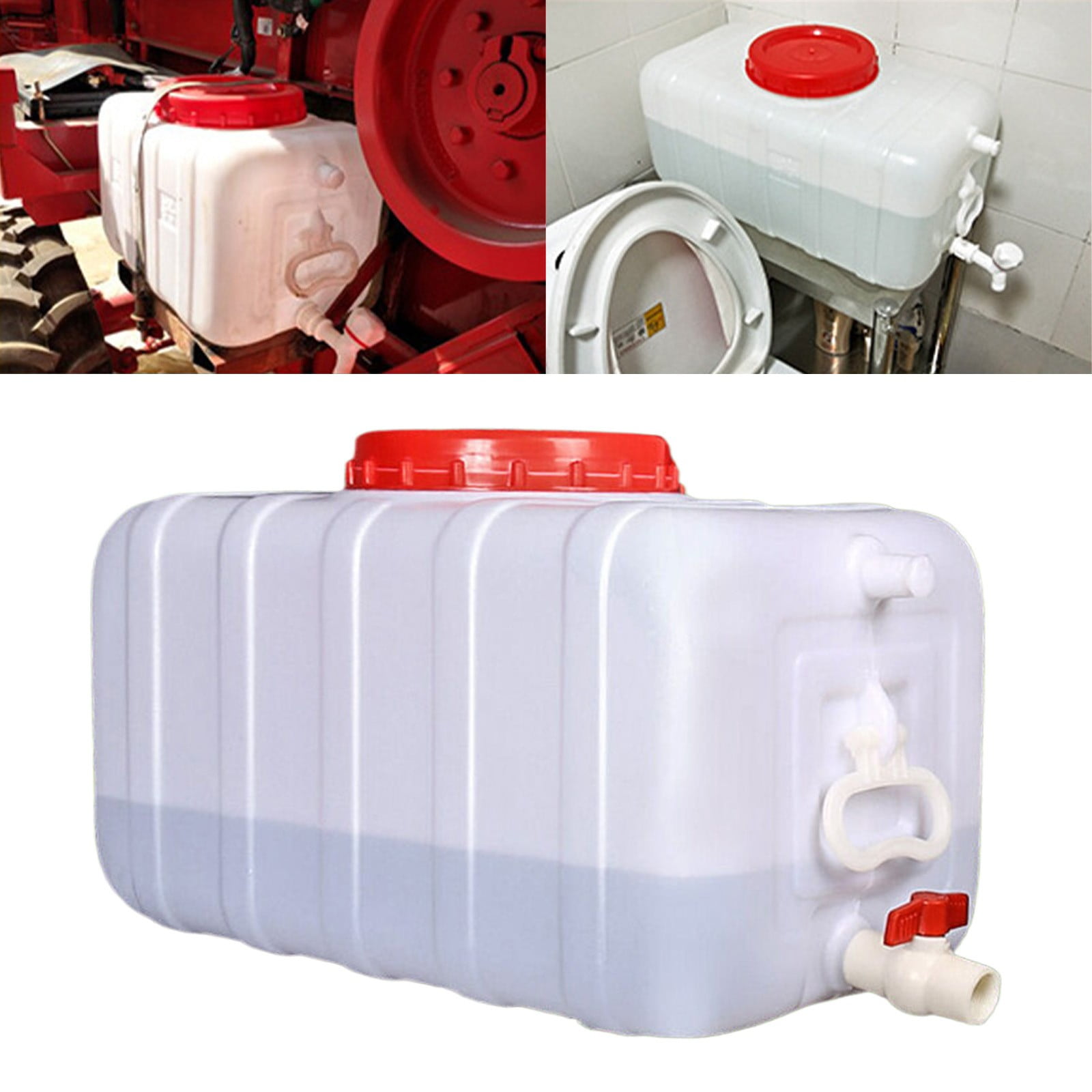 Egooesam 7 Gallon Water Tank with Spigot, Water Storage Container for ...