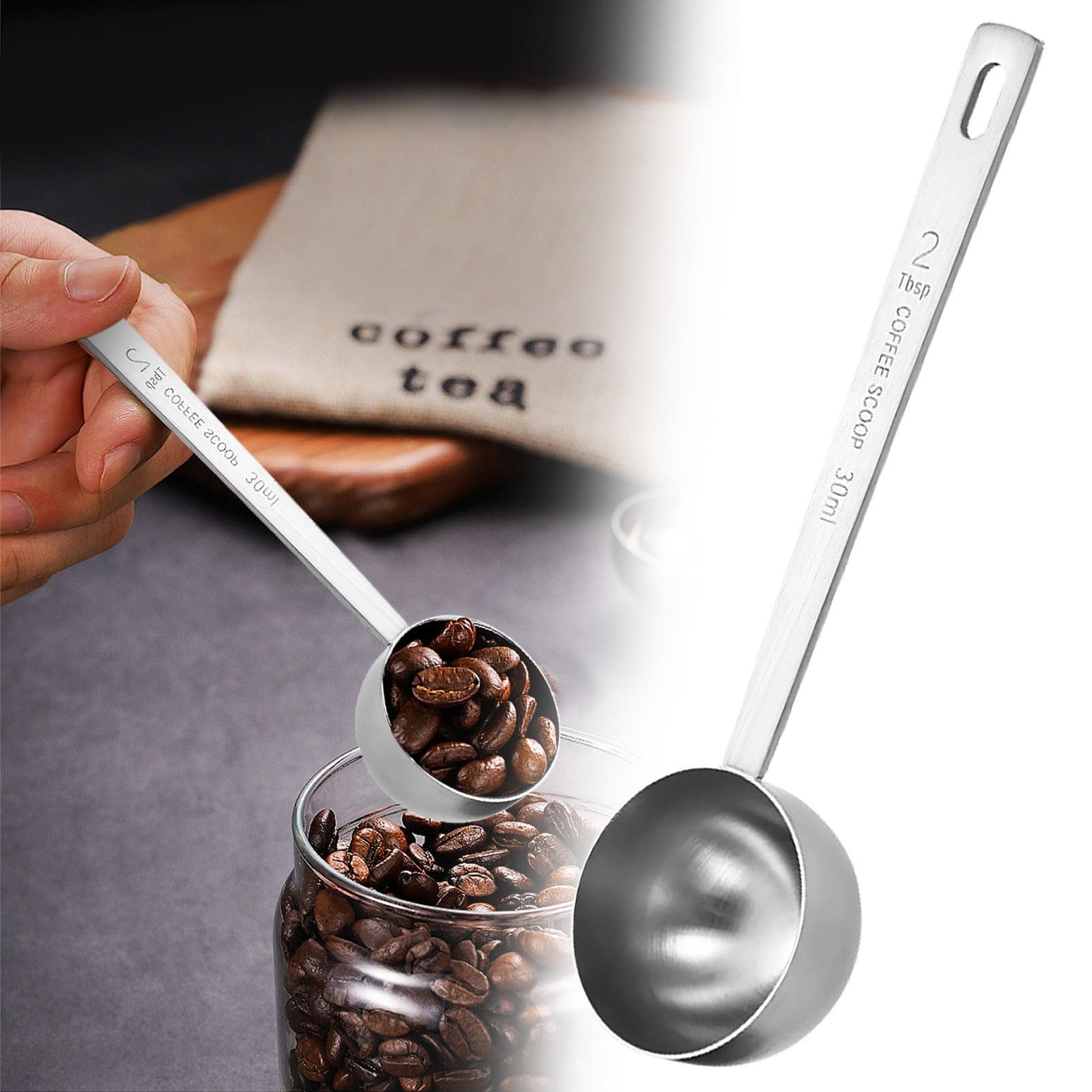Egooesam Coffee Measuring Scoop, Table Spoons Measuring Spoons, Tsp ...