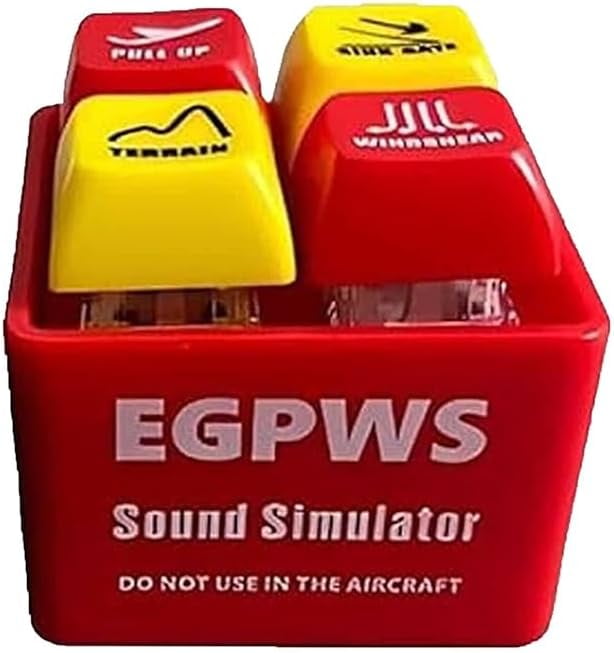Egpws Simulator Keychain, Pilot and Crew Alert Keychain Egpws Warning ...