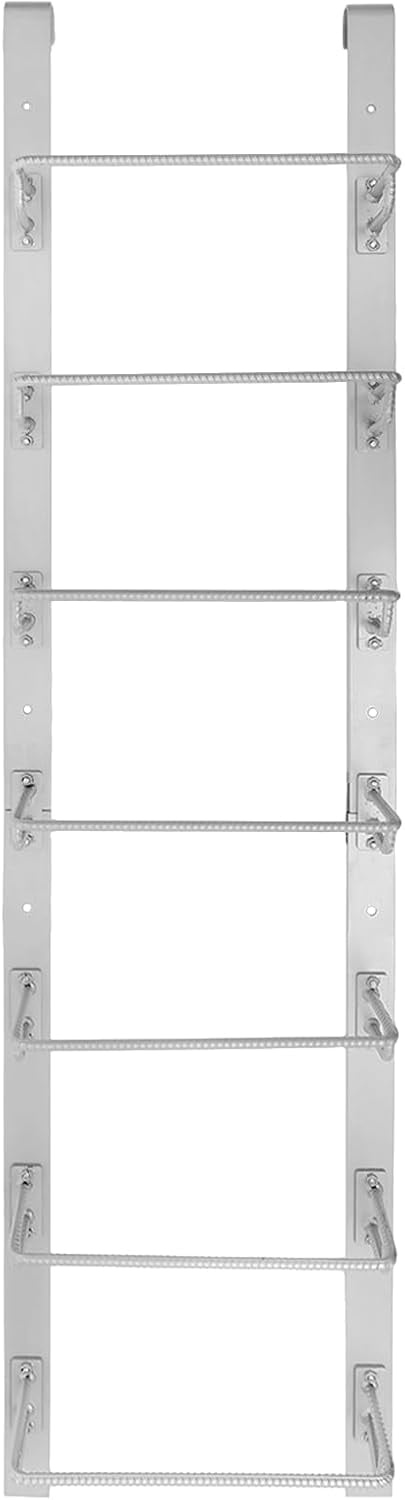 Egress Window Ladder 7-Step, Heavy-Duty Steel Window Well Ladder Up to ...