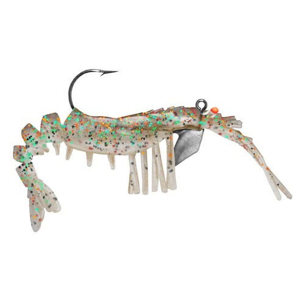 Egret Baits Vudu Shrimp 3.25in Creole Magic Fishing Lure for Saltwater Species, 2 Count ...