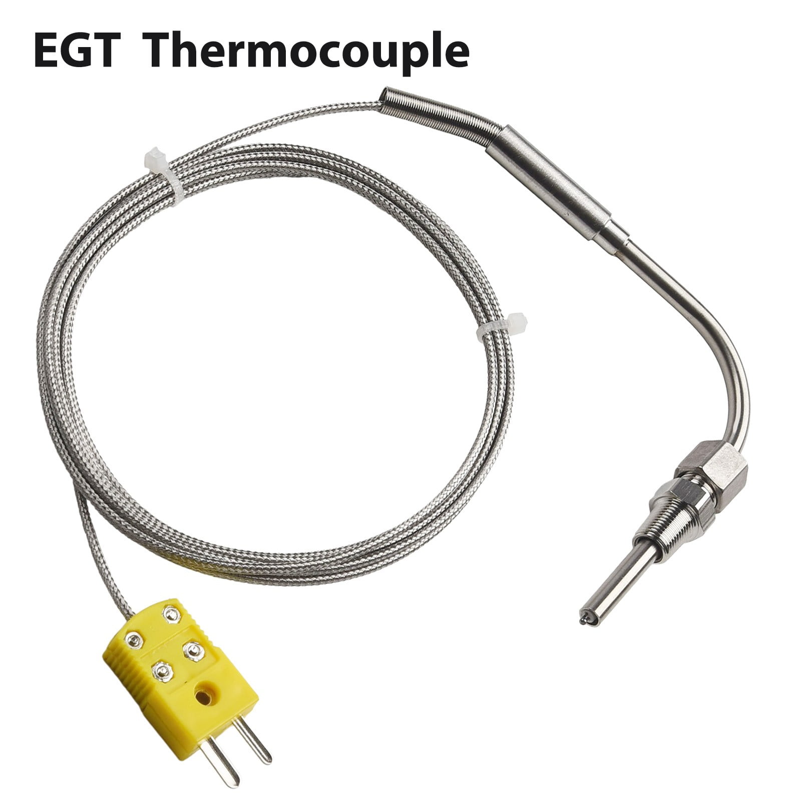 Egt K Type Thermocouple Exhaust Probe High Temperature Sensors /8\" Npt ...