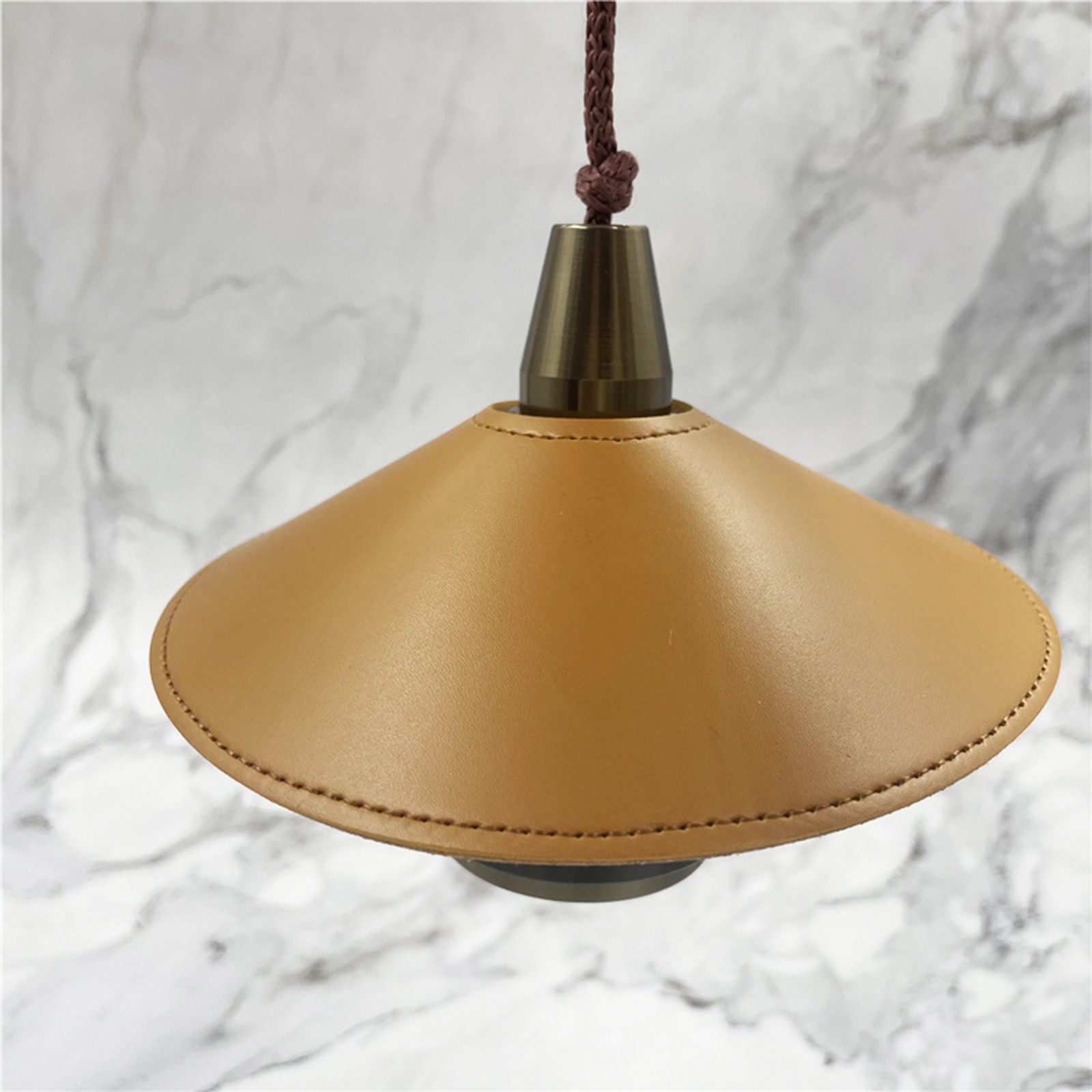Eguiwyn Lampshade Light Shade Leather Shade Fan Light Cover Removable ...