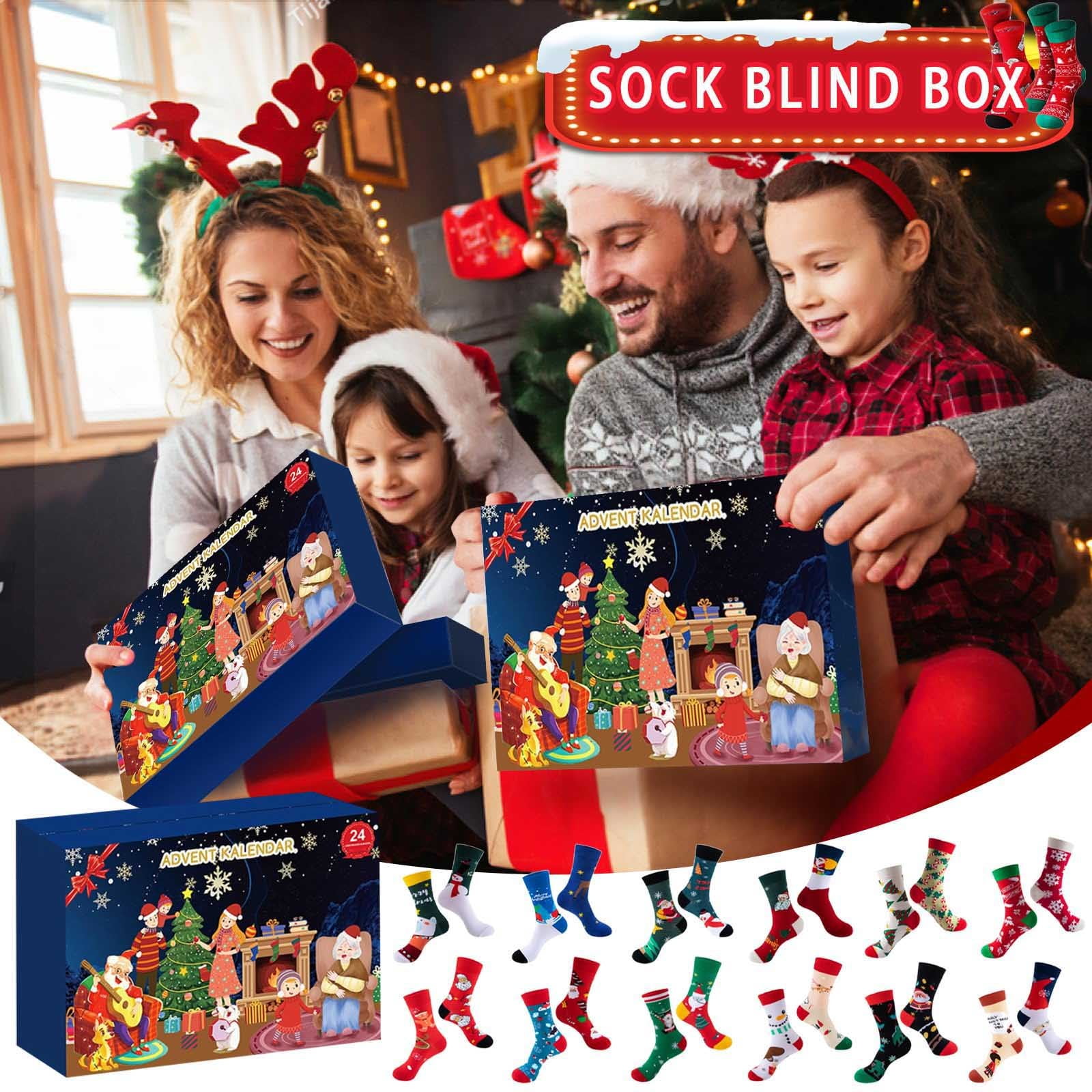 Eguobalx Advent Calendar 2024 - 12 Days of Christmas - Themed Socks for ...