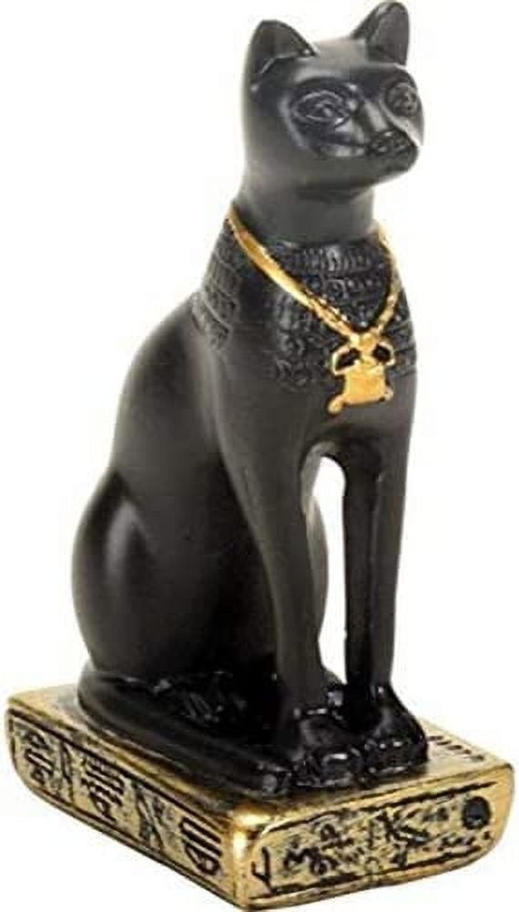 Egypt 3-Inch Egyptian Black Bastet Feline Cat Goddess Statue - Walmart.com