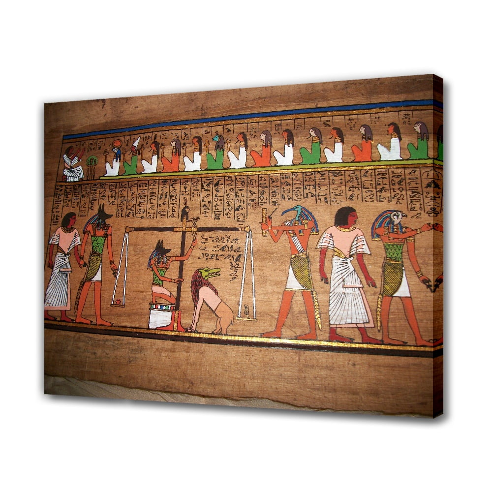 Egypt Anubis Judgement God Canvas Poster Bedroom Decor Sports Landscape ...