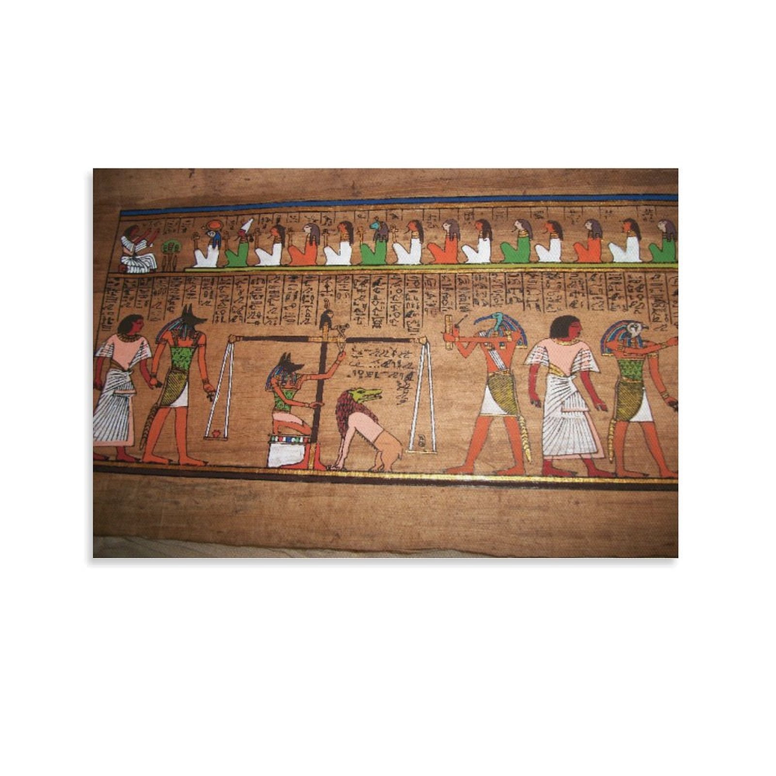 Egypt Anubis Judgement God Poster Decorative Painting Canvas Wall Art ...