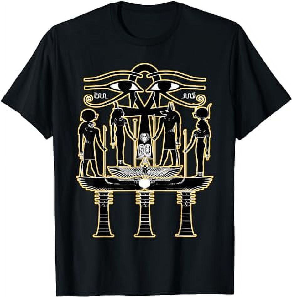 Egypt Egyptian God Kemetic Neter Ra Maat Anubis Hathor T-Shirt ...