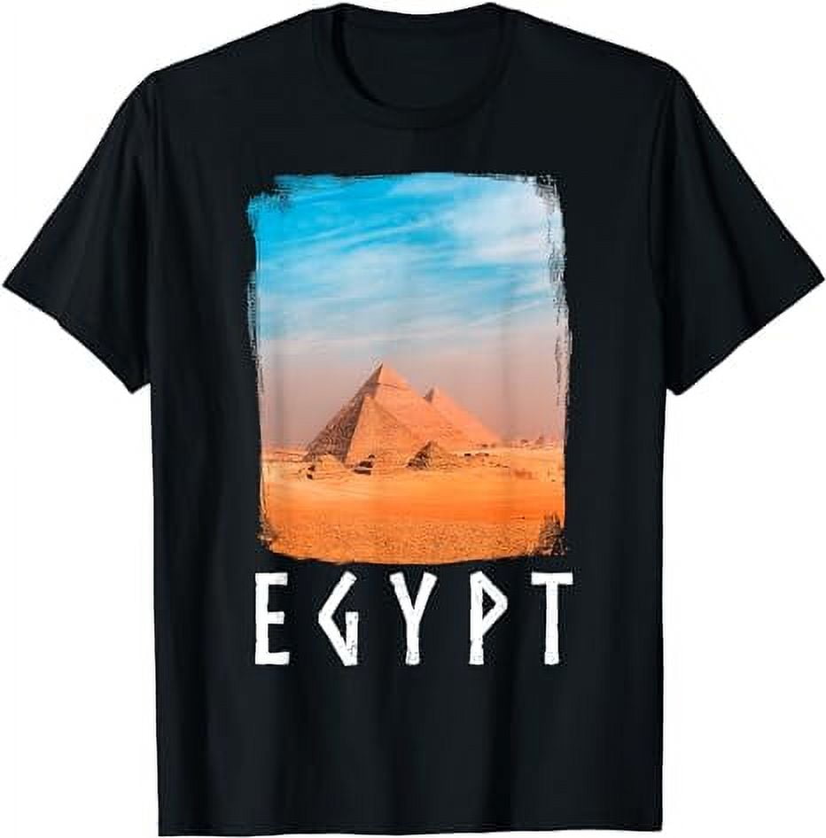 Egypt, Egyptian Pyramid Lover, Giza, Pyramid T-Shirt - Walmart.com