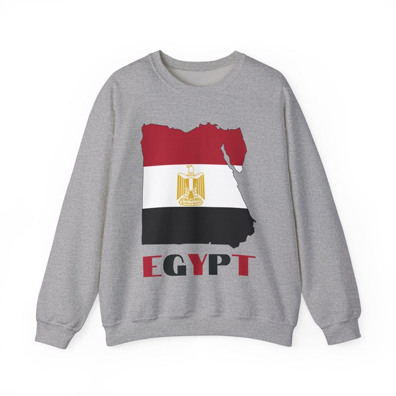 Egypt Flag Sweatshirt, Map of Egypt Sweatshirt, Cute Egypt Shirt ...