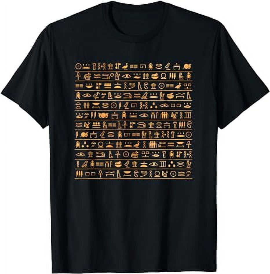 Egypt Hieroglyphs Egyptian T-Shirt - Walmart.com