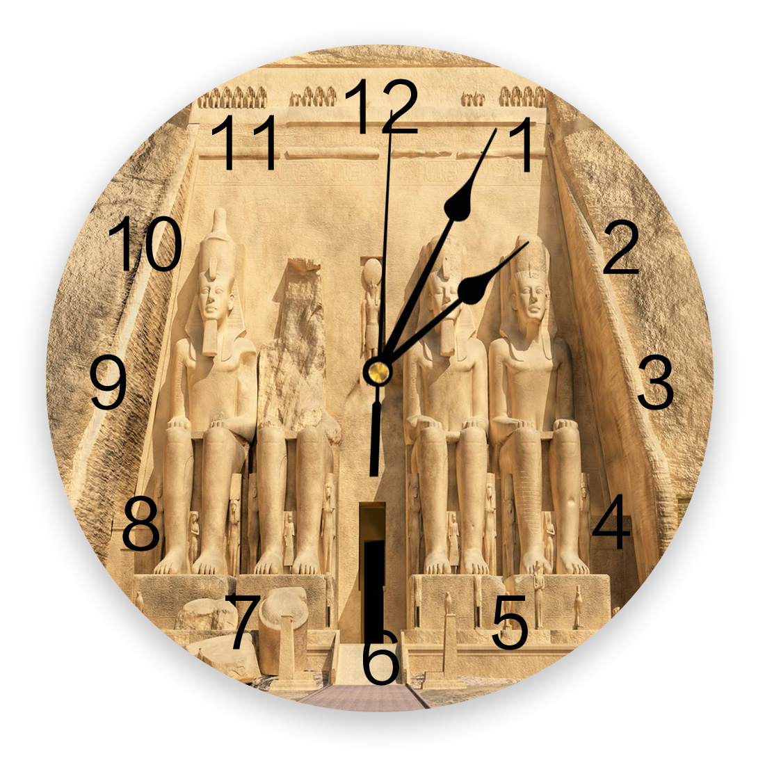 Egypt Historical Heritage Art Ancient Wall Clock Modern Design Round ...