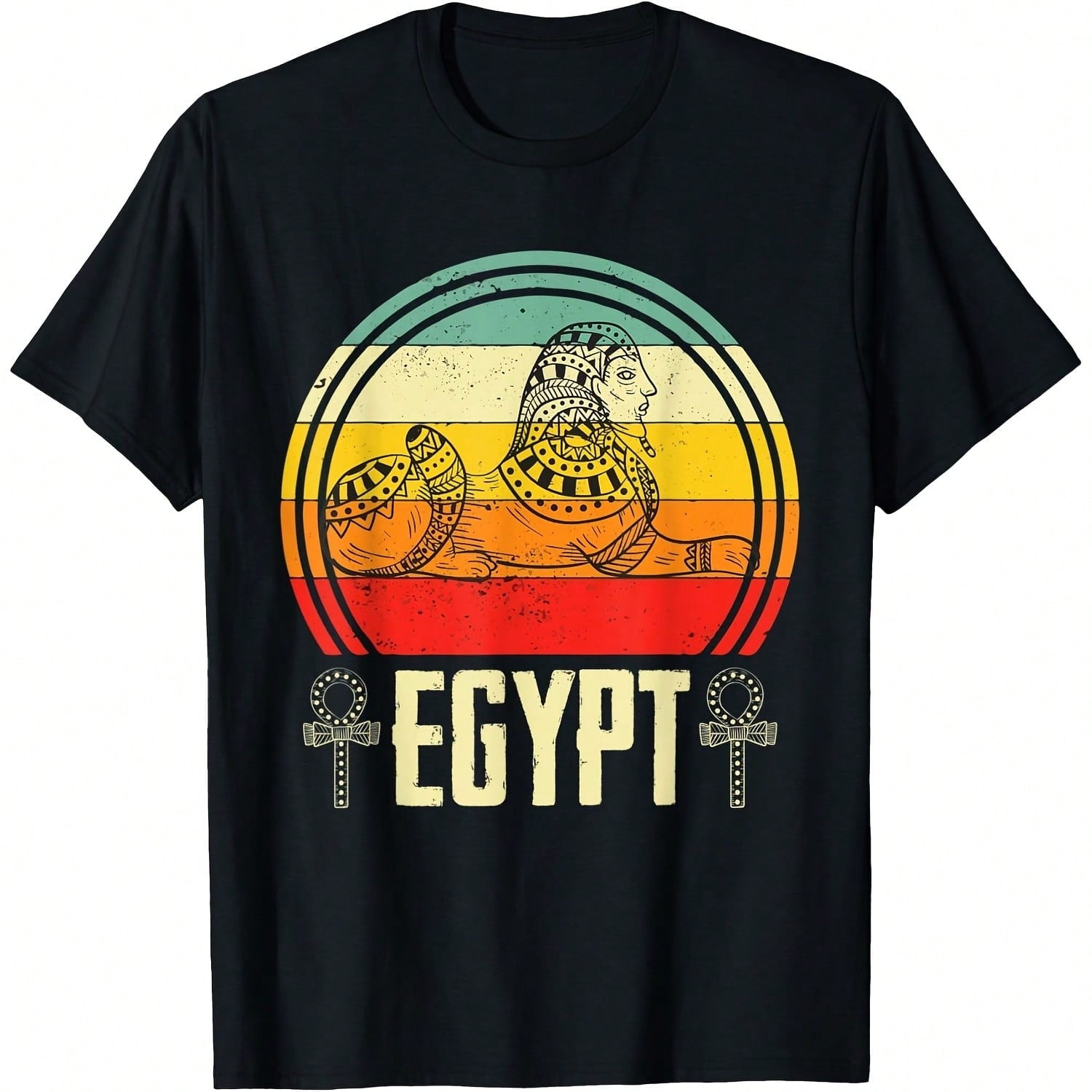 Egypt Pharaoh Anubis Sphinx Egyptology Pyramids T-Shirt. - Walmart.com