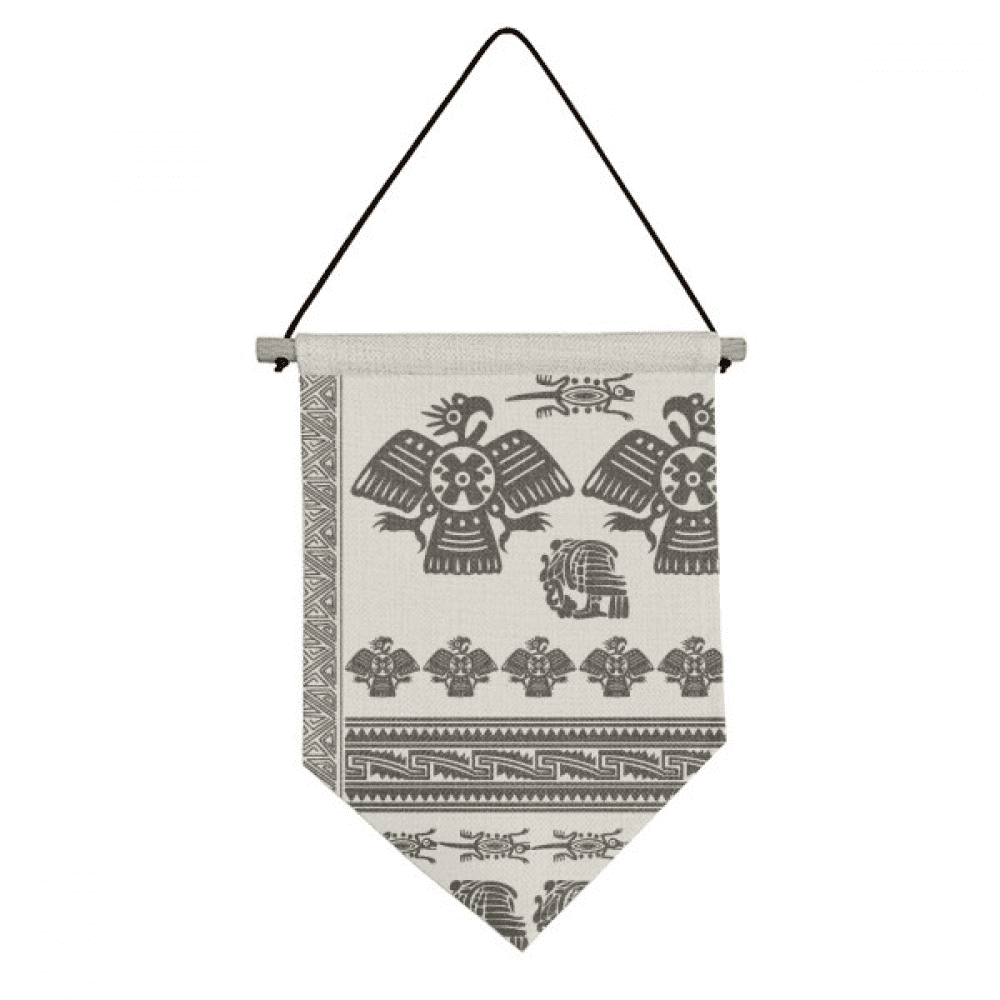 Egypt Pharaoh Pattern Art Outline Canvas Flag Hanging Wall Art Decor ...