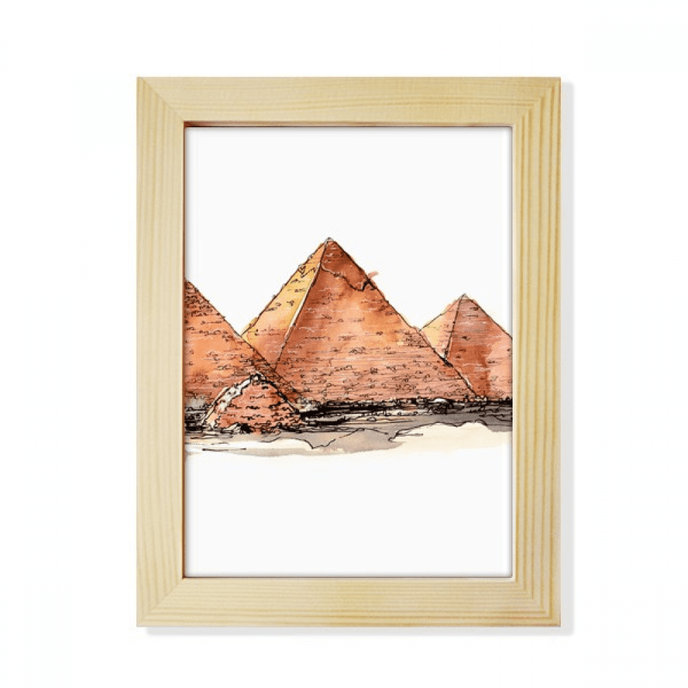 Egypt Pyrad of Gaza Desktop Adorn Photo Frame Display Art Painting ...
