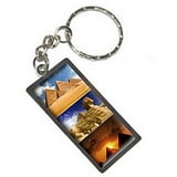 Egypt Pyramids Sphinx Sunset Keychain Key Chain Ring - Walmart.com