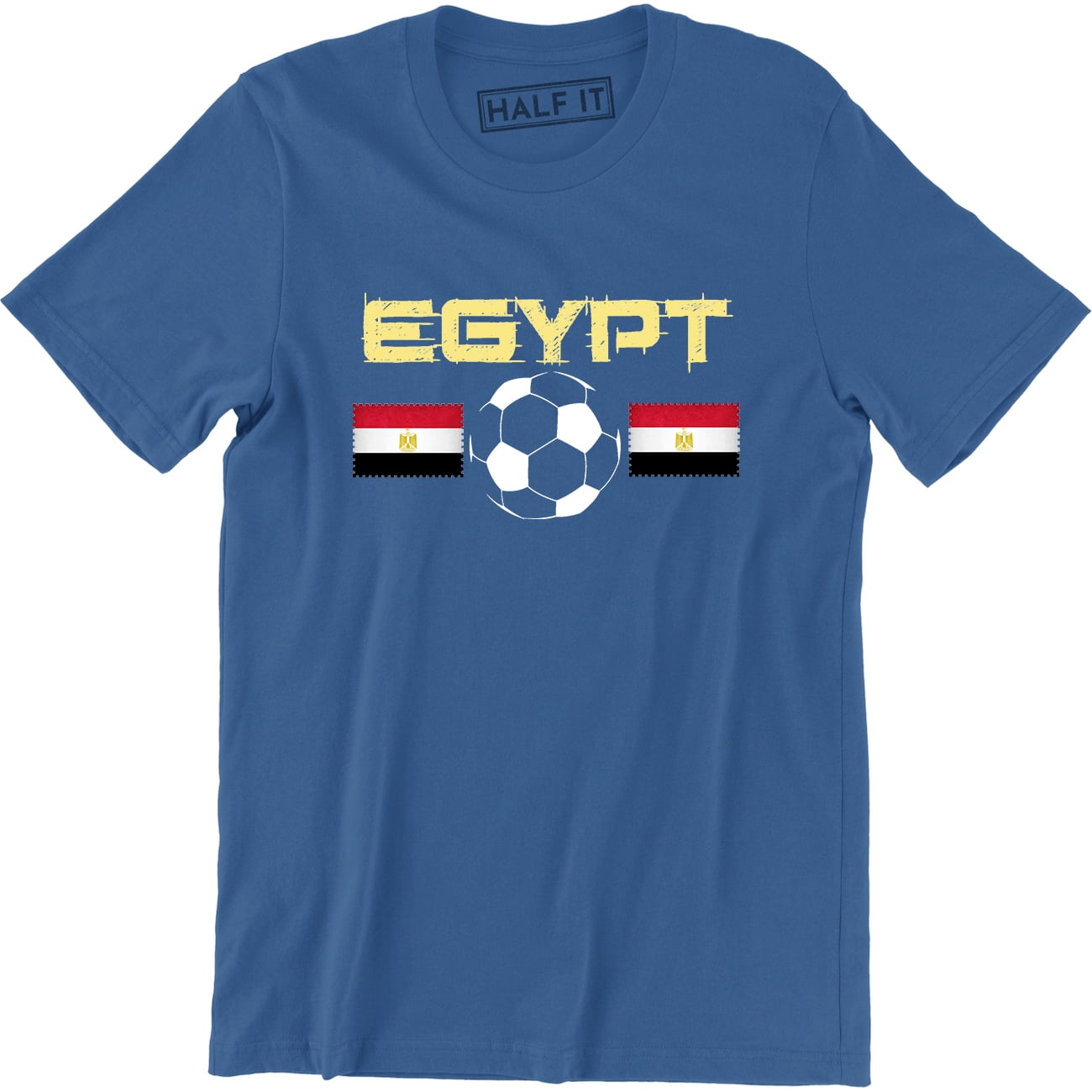 Egypt Soccer Ball Game Sports Egyptian Football Team Fan Men's T-Shirt ...
