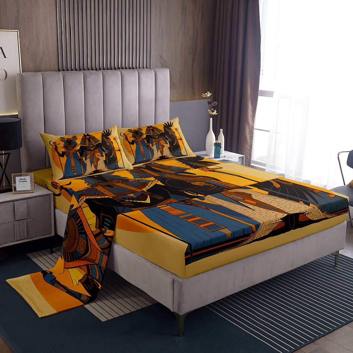 Egypt Style Sheet Set Ancient Egyptian Sheets for Teenage Teens,African ...